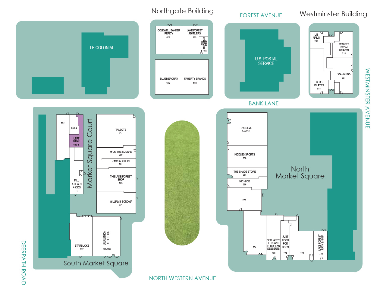 Market Square. Historic. Iconic. Inspired. Since 1916. Lake Forest ...
